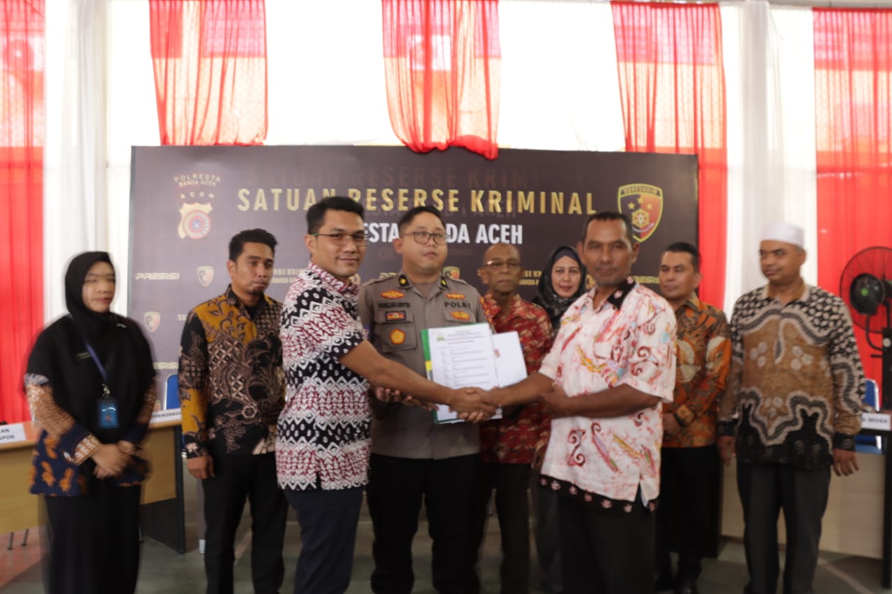 Satreskrim Polresta Banda Aceh RJ kan Kasus Penganiayaan di MOSA