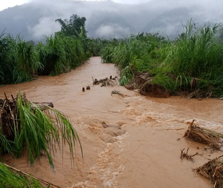 Tanggul Jebol, Petani di Kluet Timur Terancam Tidak Bisa Garap Sawah